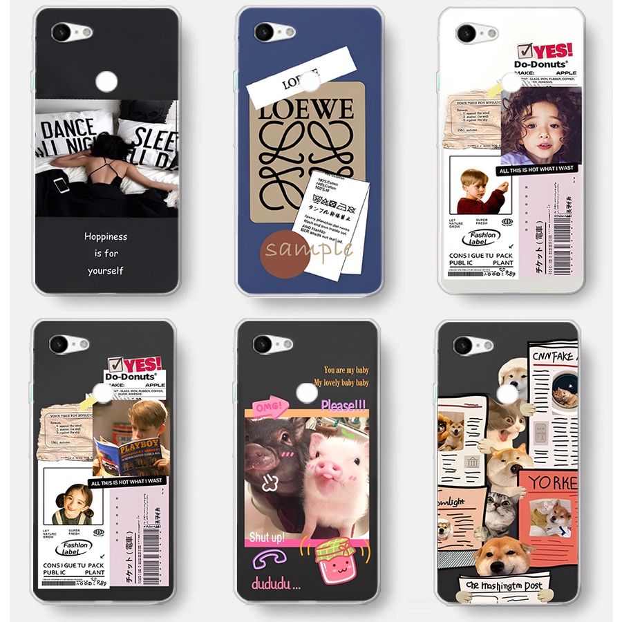 For Pixel 3 XL 4A Soft Silicone TPU Casing phone back Case | Shopee ...