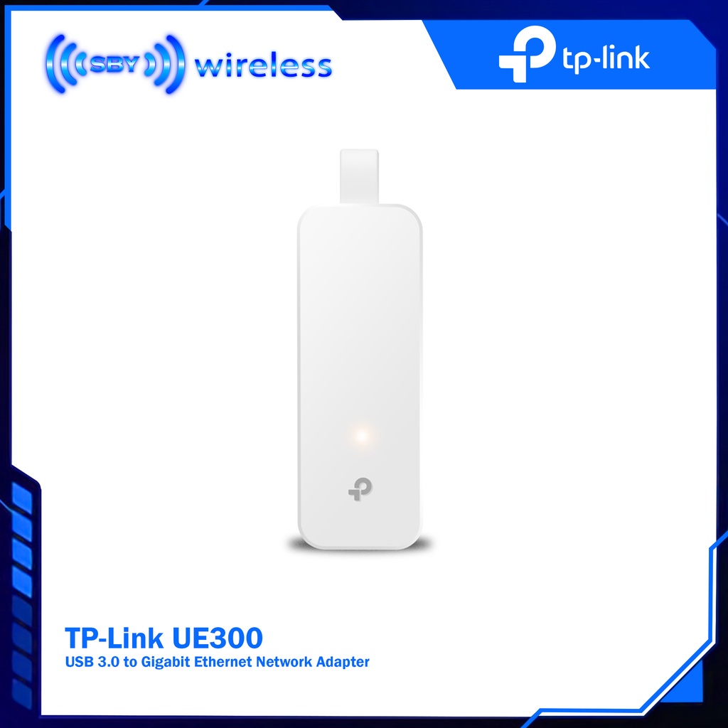 Tplink UE300 - USB 3.0 to Gigabit Ethernet Network Adapter - TP-Link Media Converter USB to LAN ...