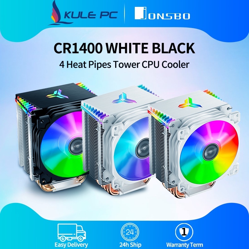 [Ready Stock]Jonsbo CR1400 Tower CPU Cooler 92mm Fan Colorful White ...