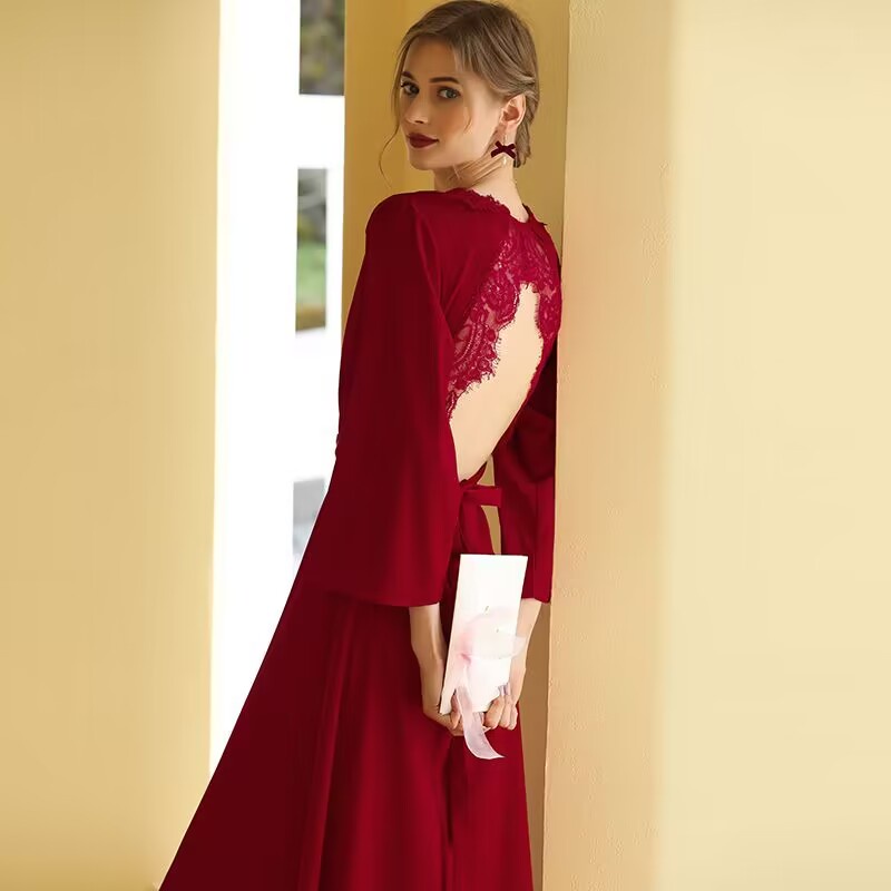 Woman Summer Spring Lace Sleepdress Lace Elegant Wedding Gown Female ...