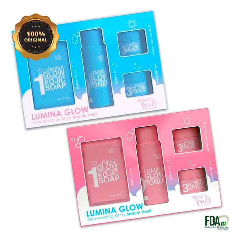 LuminaGlow by Beauty Vault Rejuvenating Set / Maintenance Set | Shopee ...