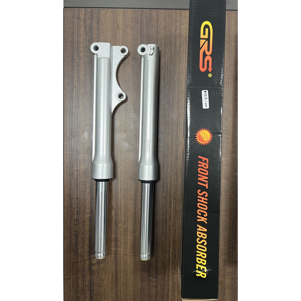 TLJ Motorcycle 1Pair GRS Front Shock Abosrber Mio Black/Silver | Shopee ...
