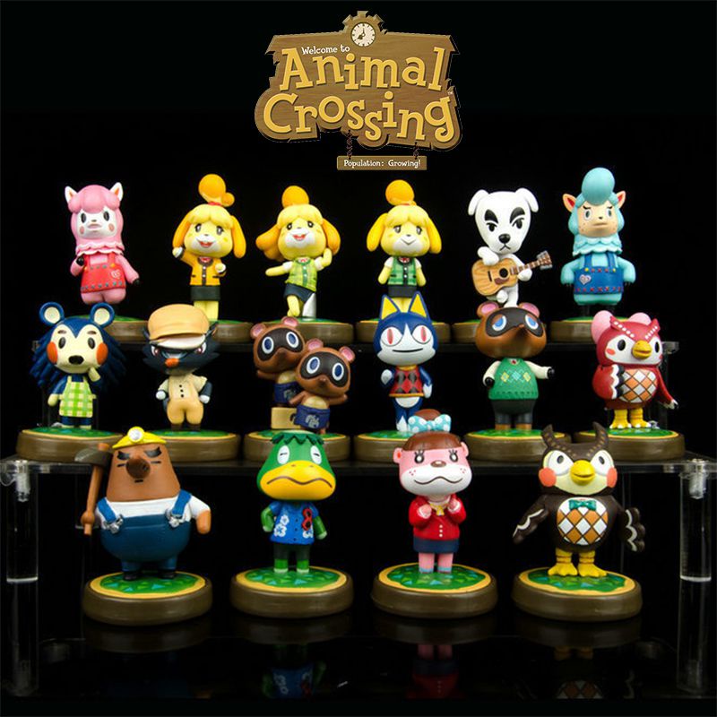 Animal Crossing Figure Toys Animal Model Doll Kids Birthday Gift ...