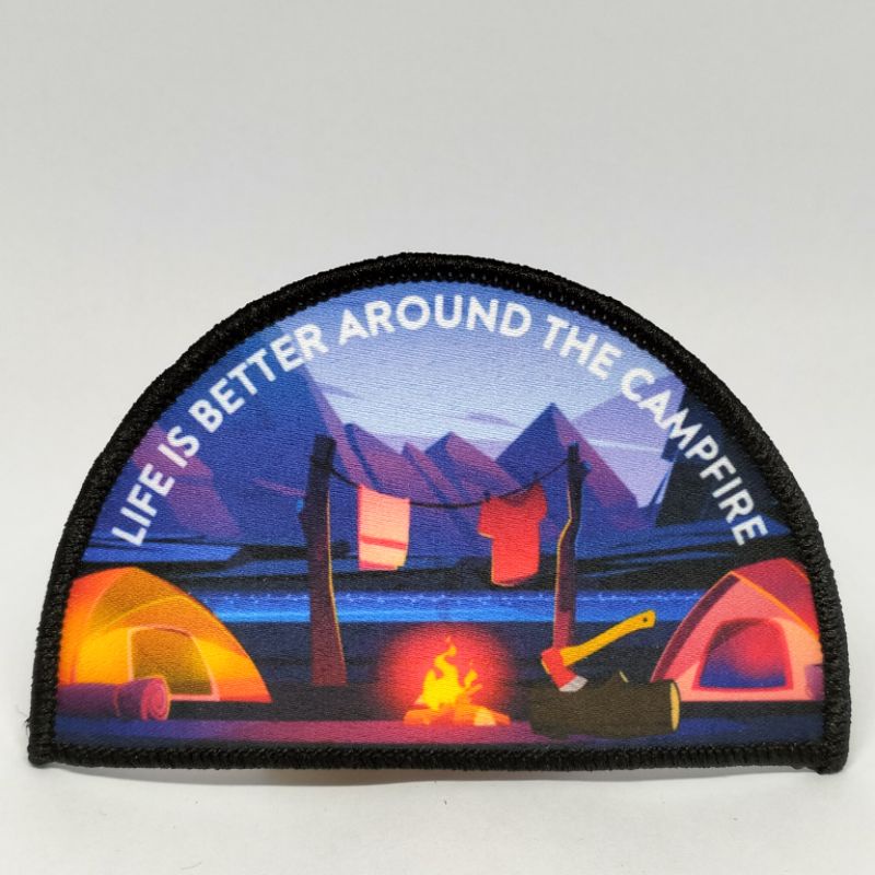 Campire Emblem Patch life better around Merrowed | Shopee Philippines