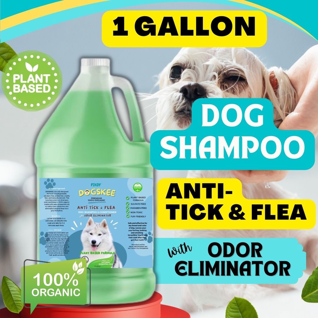 Dog Shampoo & Conditioner Anti Tick & Flea, Anti Garapata, Premium 100% ...