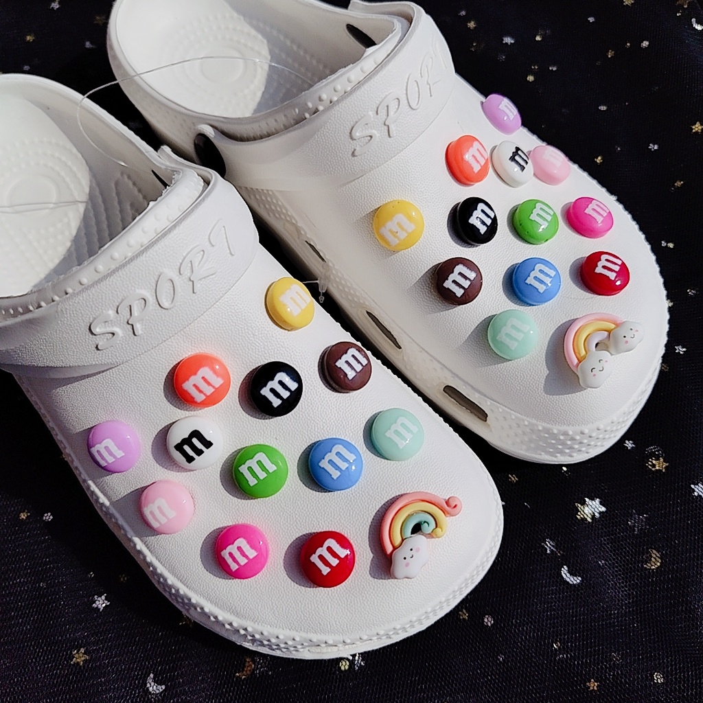 【no shoes】26pcs croc jibitz diy shoe accessorie ins Shoe Decoration ...