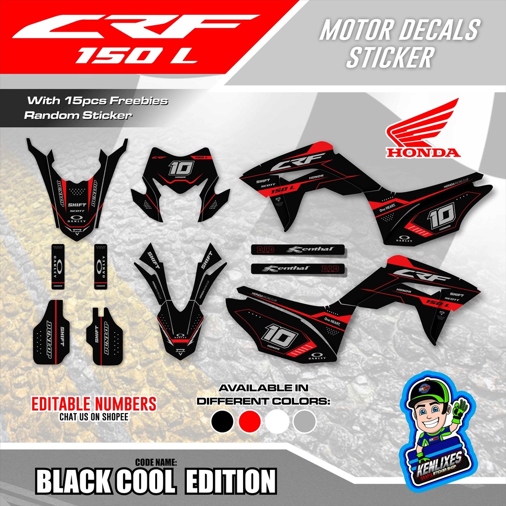 Honda CRF 150 Full Body Sticker Decals COOL EDITION (KENLIXES) | Shopee ...