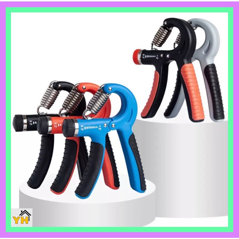 Hand Grip Adjustable Muscle Training Tool 5-60kg | Shopee Philippines