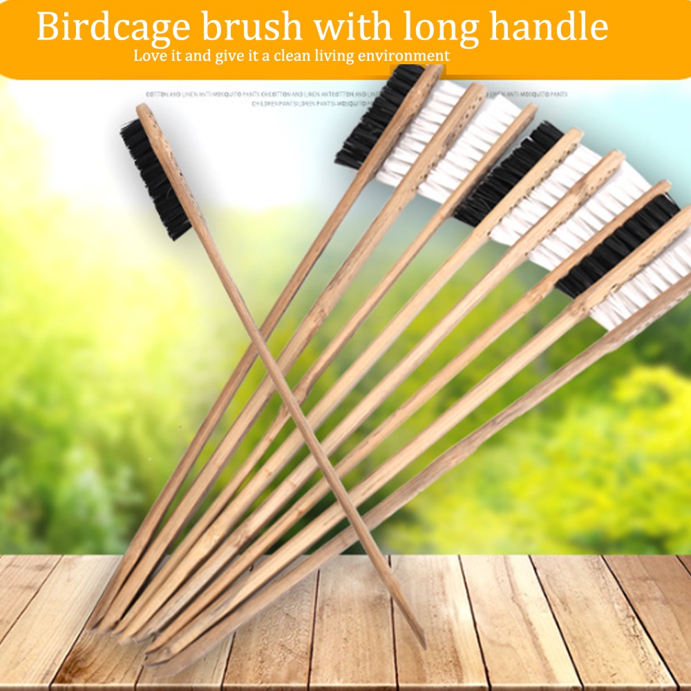 Pet supplies Long Handle Bird Cage Brush Myna Parrot All kinds of bird ...