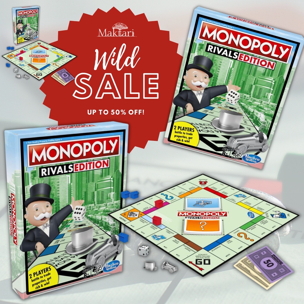 Monopoly - Rivals Edition - Board Game | Shopee Philippines