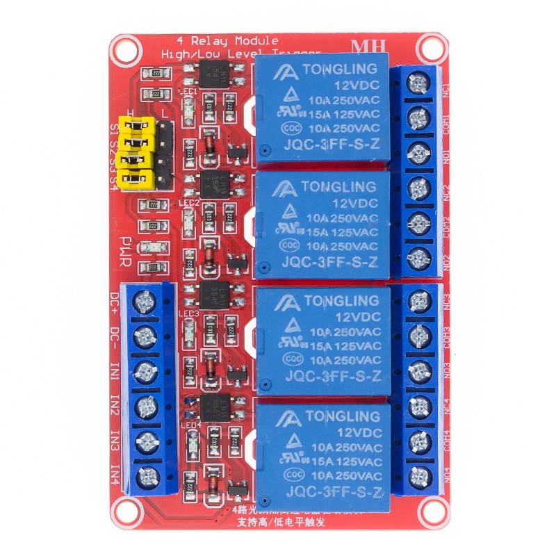 Relay module 1 2 4 8 Channel 12V Relay Module Board Shield with ...