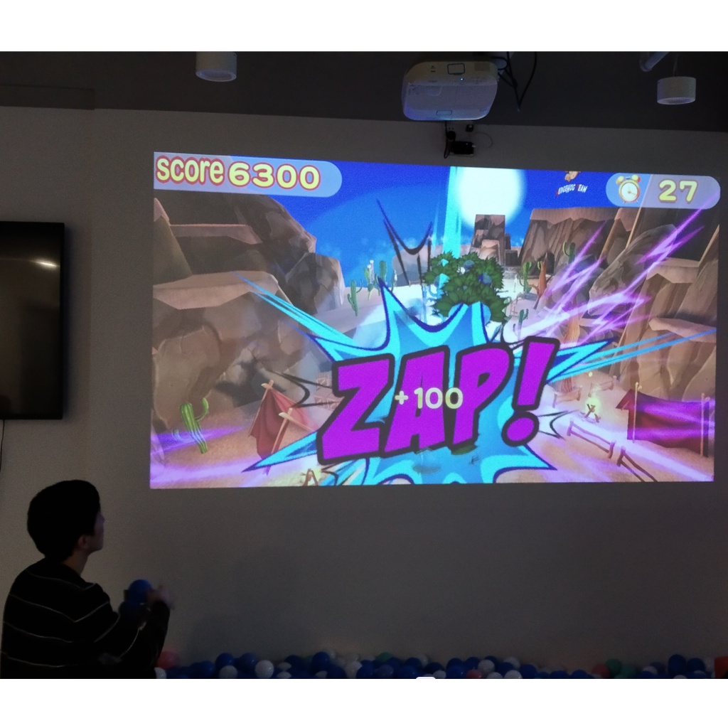 New In Interactive Smartboard with Finger Touch Screen 3D 5D Wall Floor ...