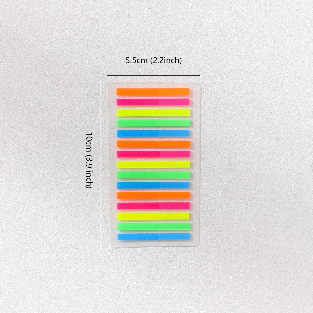 Imoda Ins Style Sticky Notes Extremely Thin Narrow Fluorescent ...