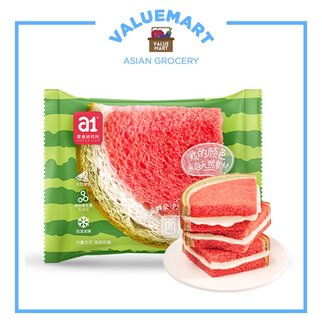 A1 Award-Winning Watermelon Fruit Bread Sandwich with Sweet Milky ...
