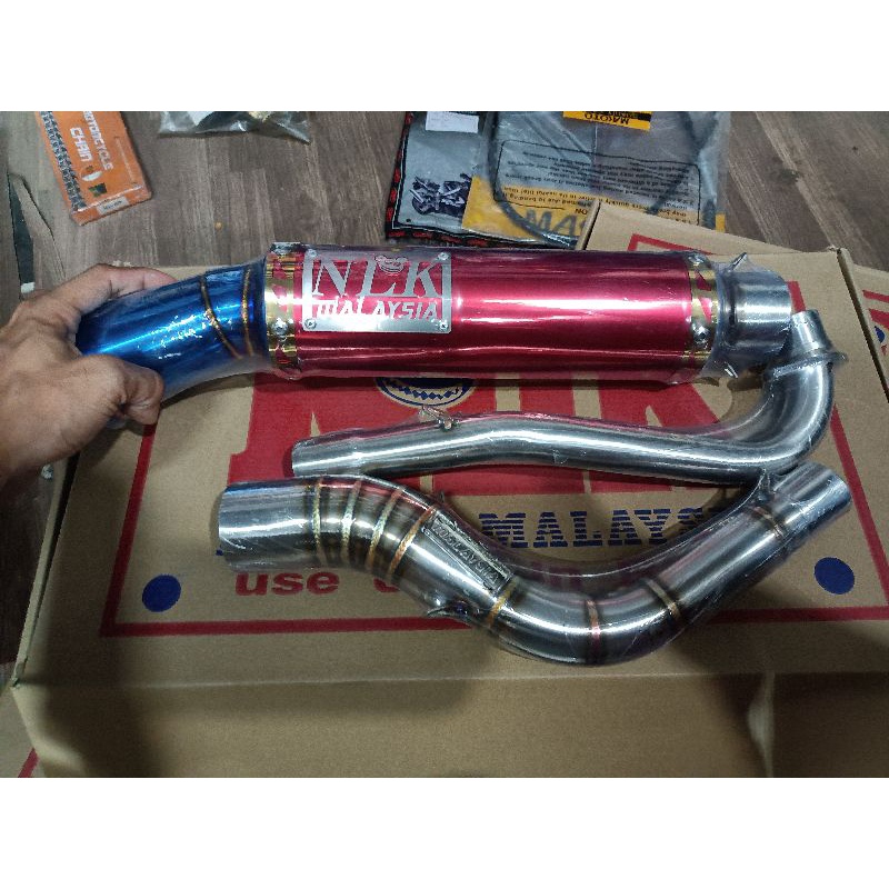 NLK open pipe Orig Malaysia for mio/raider/wave | Shopee Philippines