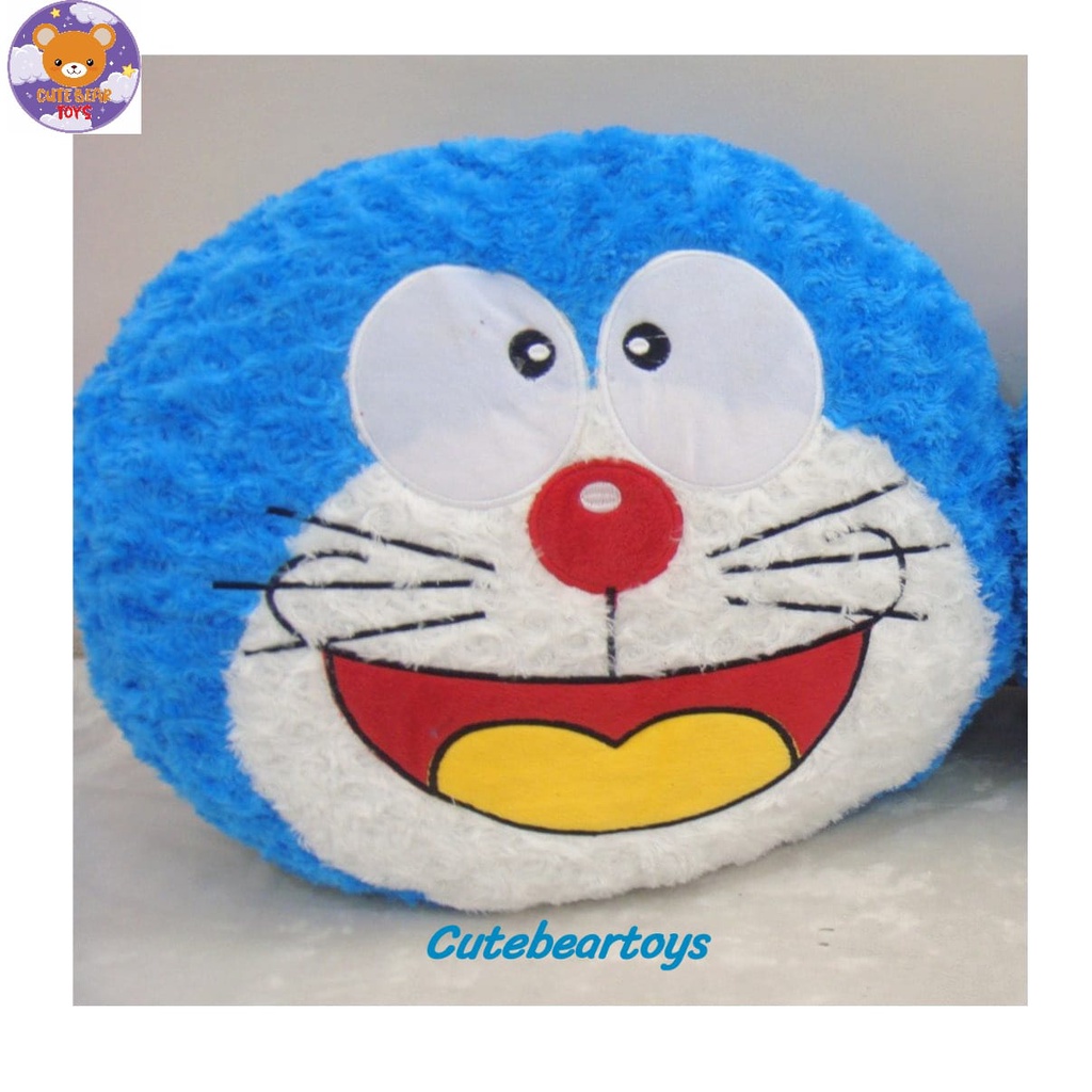 Cbt Doraemon Doll Cute Doraemon Smile Emoticon Head Pillow | Shopee ...