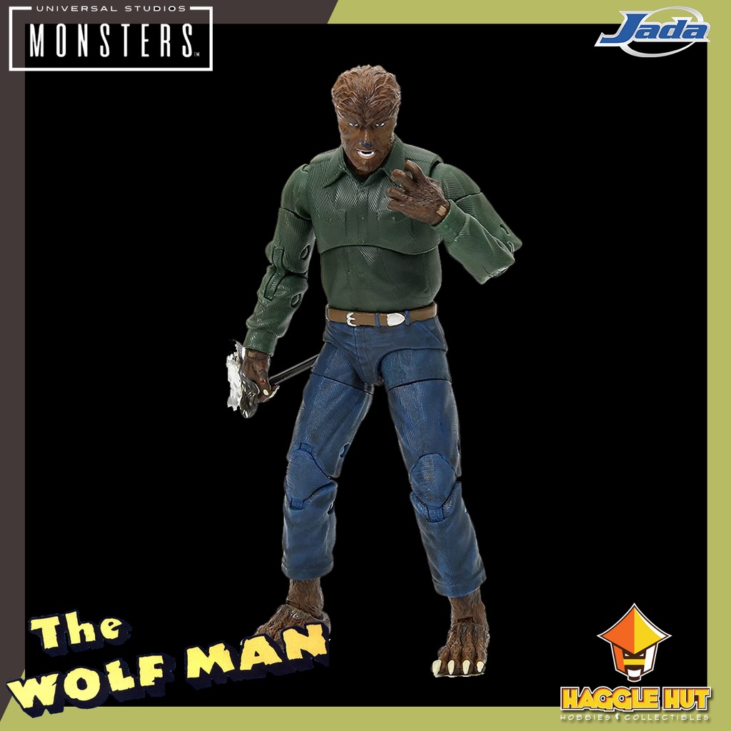 Jada Toys Universal Monsters 6” The Wolfman Collector Action Figure ...