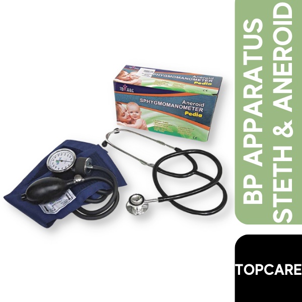 BP Apparatus set Pedia (Steth & Aneroid), TOPCARE | BP Aneroid Set ...