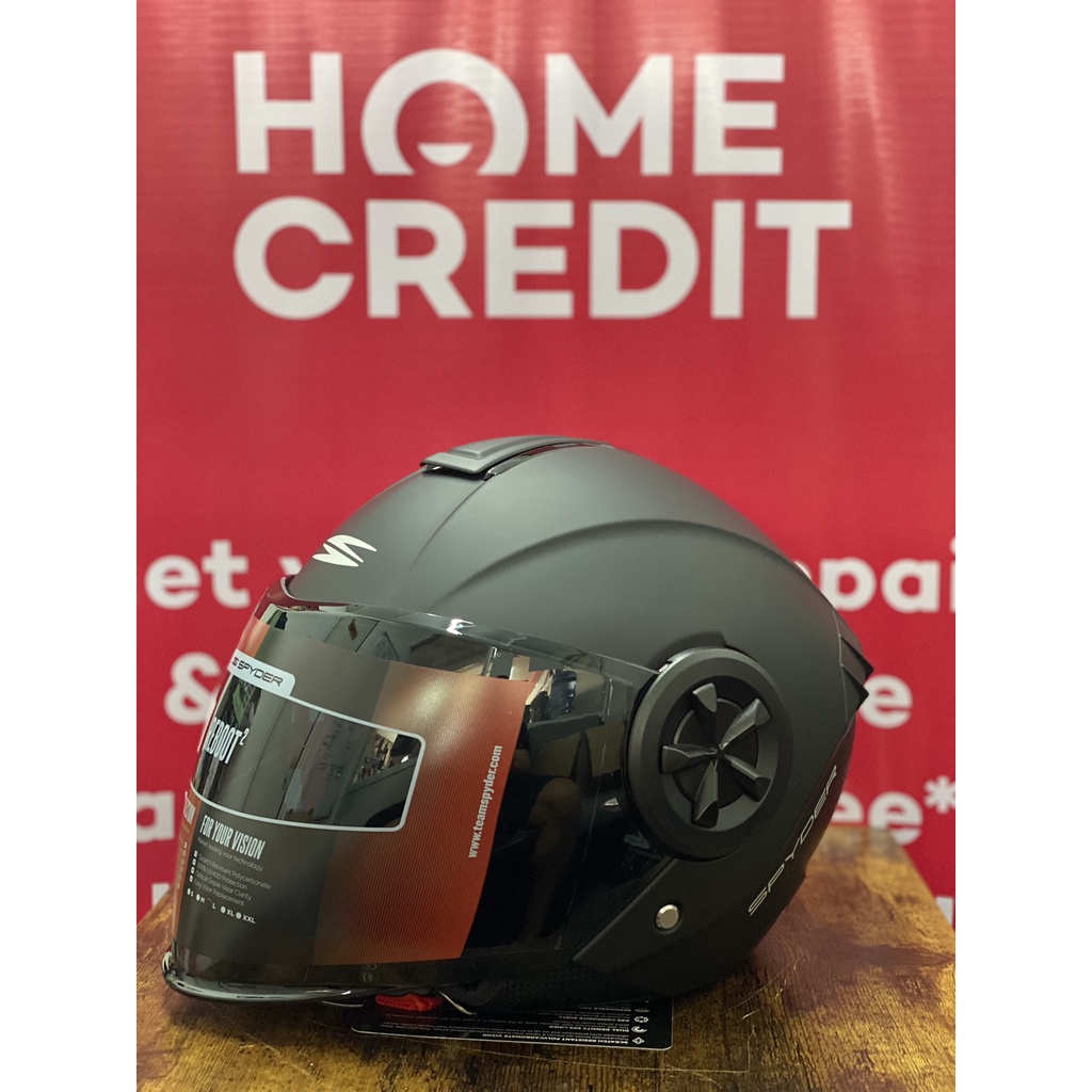 Spyder Open-face Helmet Reboot 2 P Series 0 (Plain Color) matte black ...