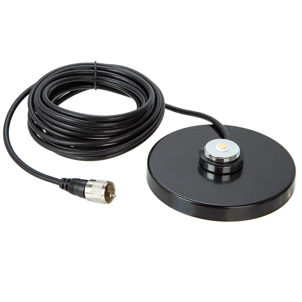 NB-120 12CM NMO Mount Magnetic Base With 5M PL-259 RG-58 Coaxial Cable ...
