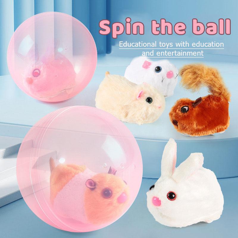 Smart Electric Rolling Ball Toy Electric Jumping Ball Simulated Hamster ...
