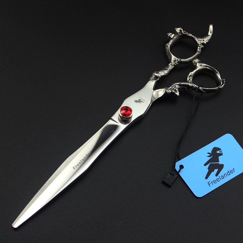 Freelander high-end 8.0 inch dragon handle pet scissor barber scissor ...