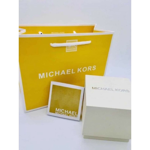 original package for Michael kors watches box manual paper bag | Shopee ...