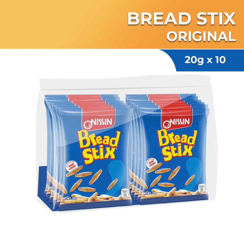 Nissin Bread Stix 20gx10 | Shopee Philippines