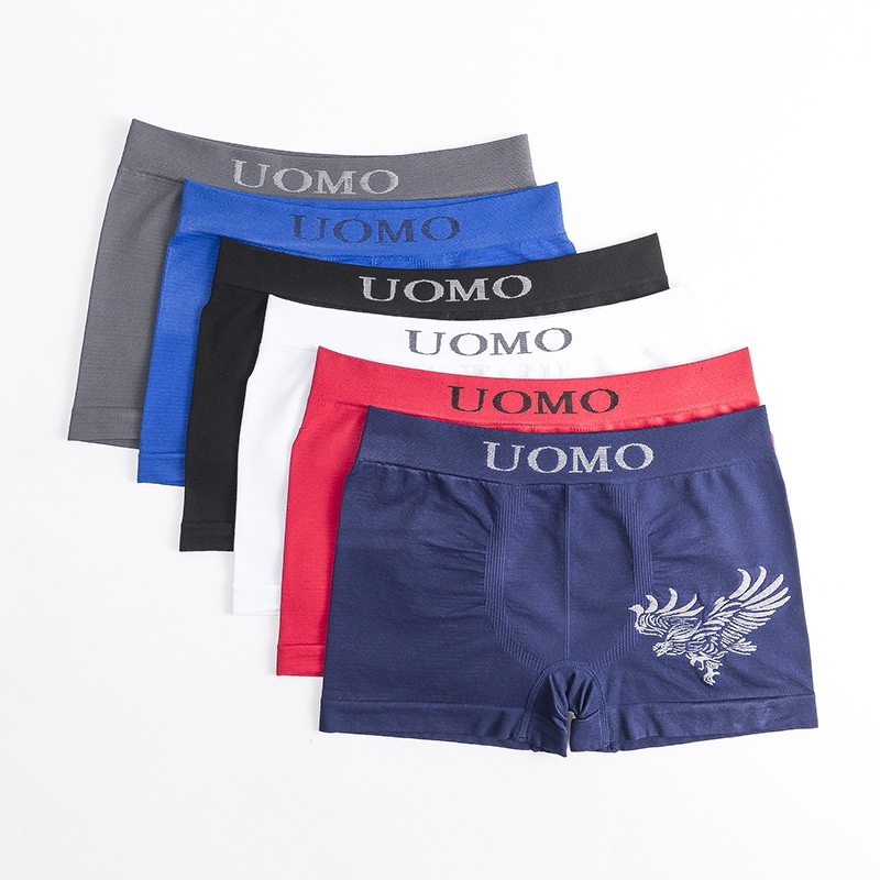 10 Pieces Stock Wholesale Seamless Men's Boxer Briefs Polyester ...