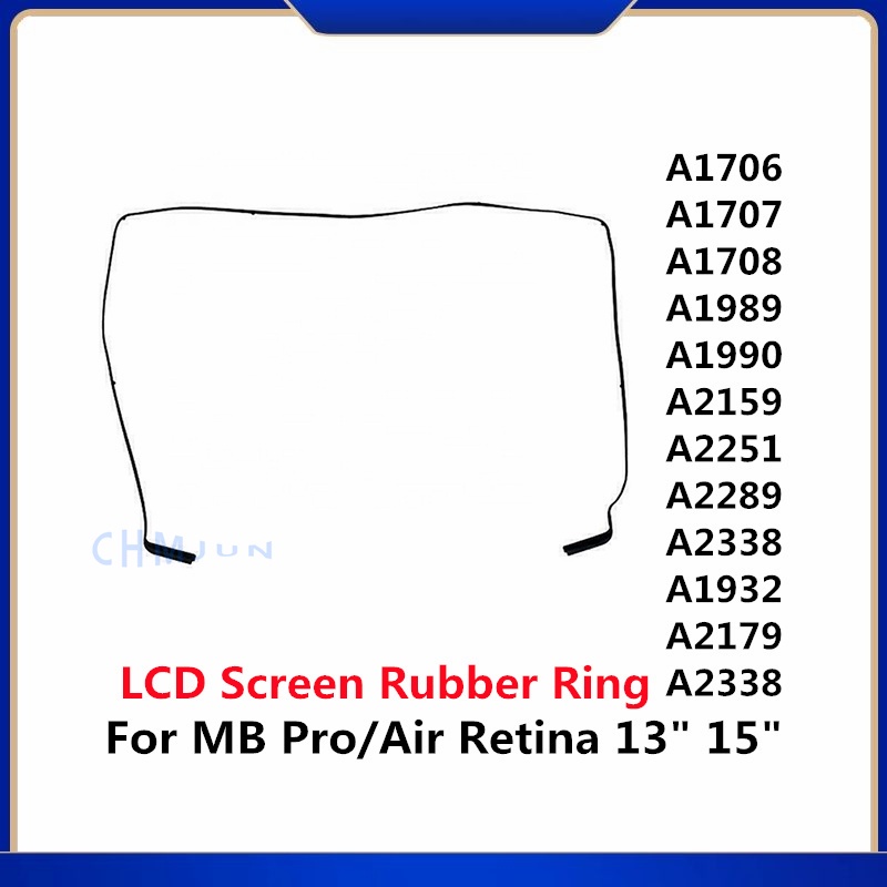 New LCD Screen Rubber Middle Frame Bezel Ring For Macbook Pro Air ...