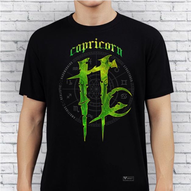CAPRICORN V2 NEW DESIGN - 100% Cotton T-Shirt - Vortex Wear PH | Shopee ...