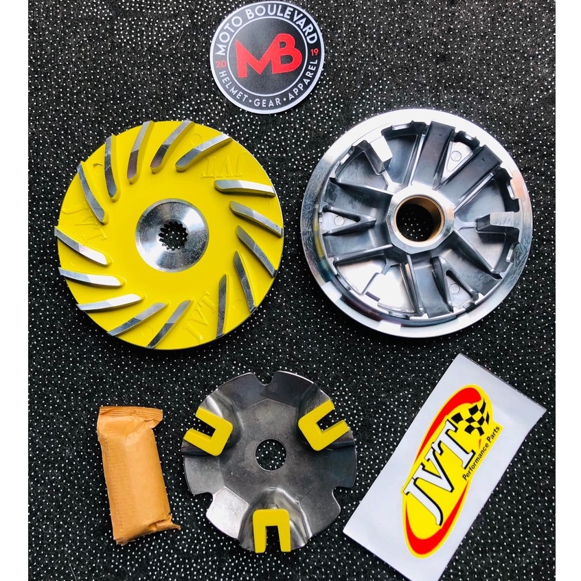 JVT TAIWAN RACING PULLEY SET for Mio i 125 (M3) / MIO GEAR / GRAVIS ...