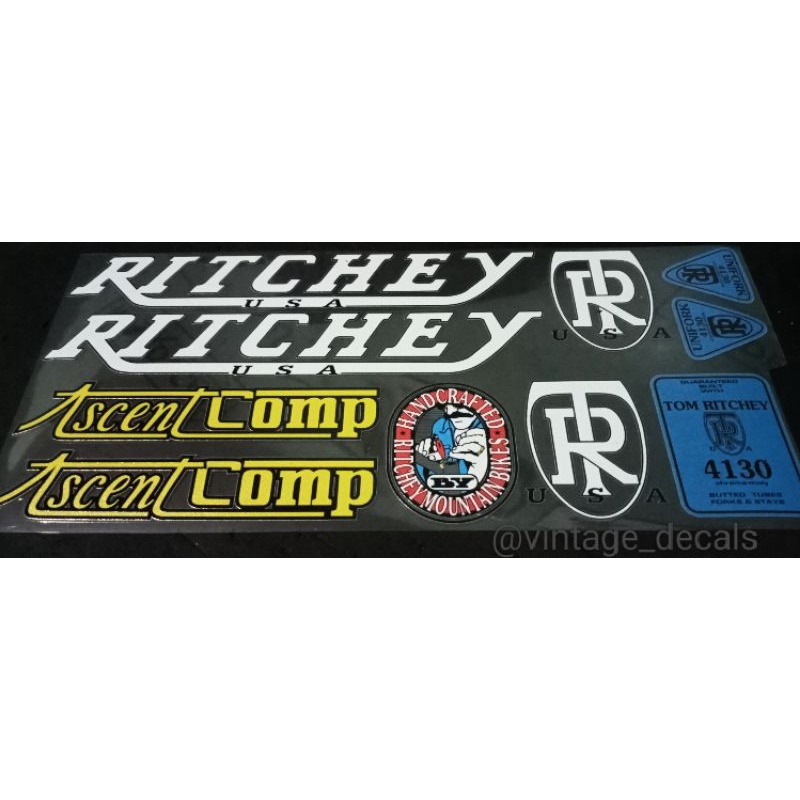 Ritchey Ascent comp Bicycle decals sticker | Shopee Philippines