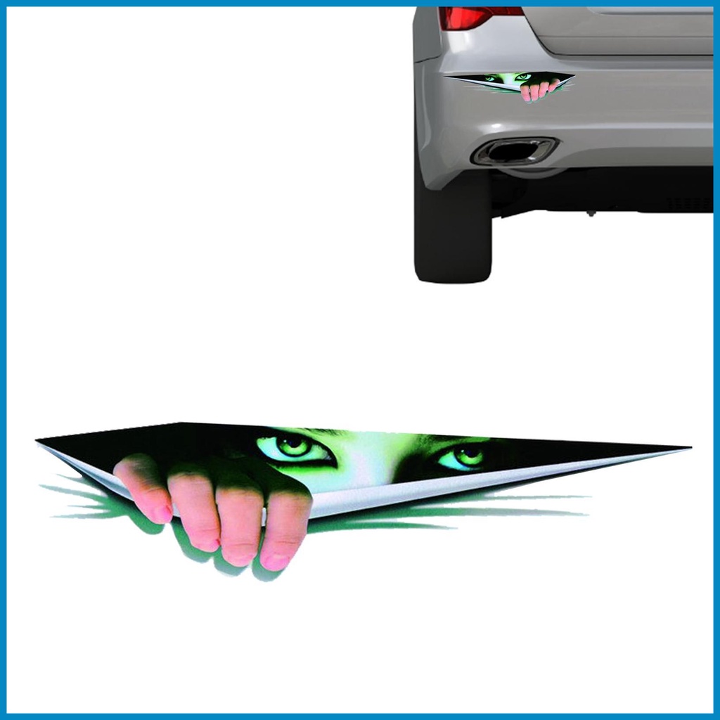 3D Simulation Eyes Sticker Personalized Car Stickers Decals Eyes ...
