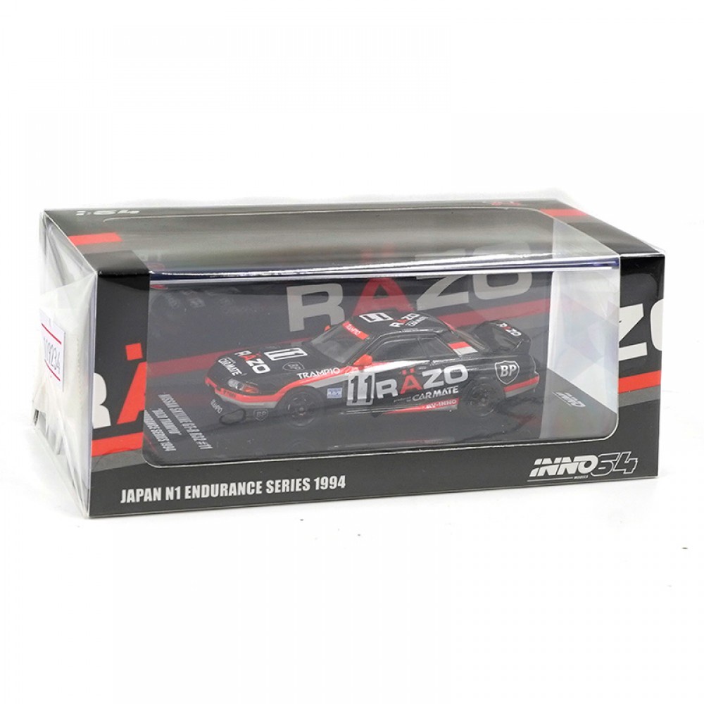 Inno64 IN64-R32-RAZO 1/64 NISSAN SKYLINE GT-R R32 #11 RAZO TAMPIO JAPAN SUPER N1 ENDURANCE RACE ...
