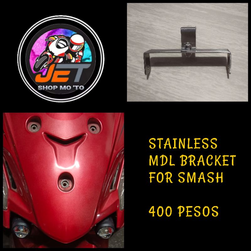 STAINLESS MDL BRACKET FOR SUZUKI SMASH | Shopee Philippines