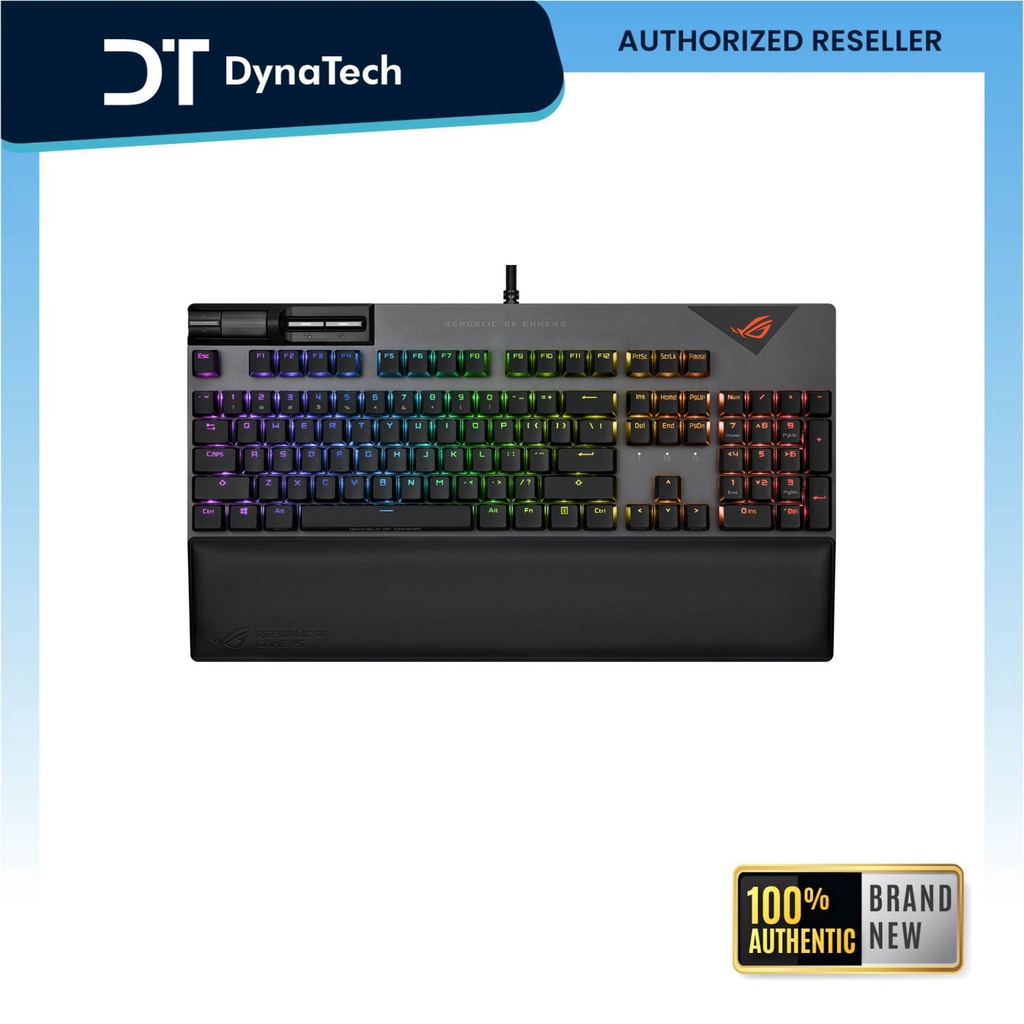 Asus ROG Strix FLARE II ANIMATE NX RED Switch XA07 Gaming Keyboard ...