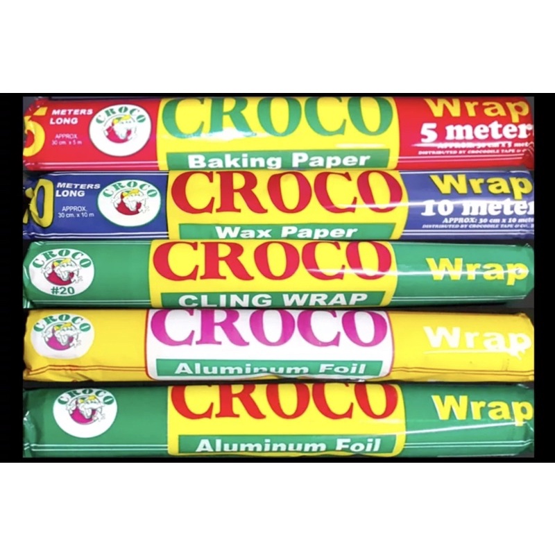 Croco Aluminum Foil | Wax Paper | Baking Paper | Shopee Philippines