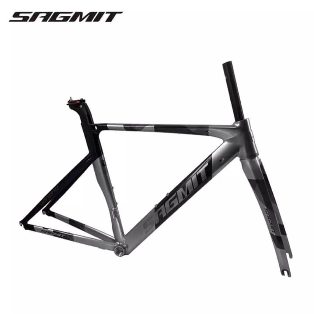 FRAME SET 700C W/CARBON FORK SAGMIT VENENO W/ S.POST DISC BRAKES OR RIM ...