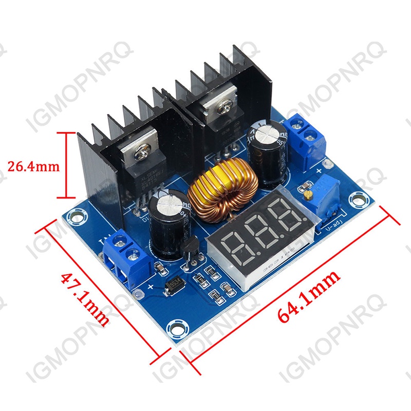 XH-M401 XL4016E1 Voltage Regulator Digital PWM Adjustabl DC-DC Step ...