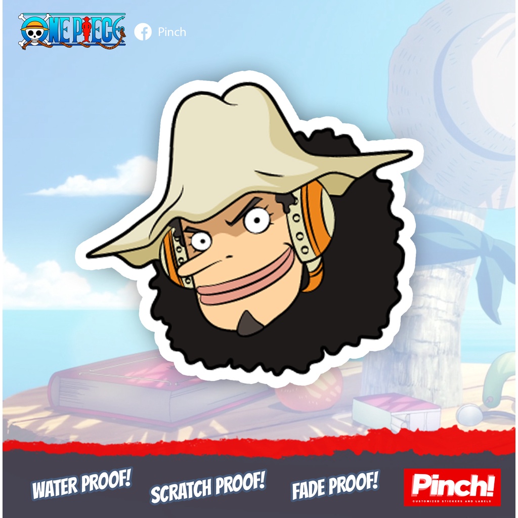 One Piece Sticker - Usopp 4pcs | Shopee Philippines