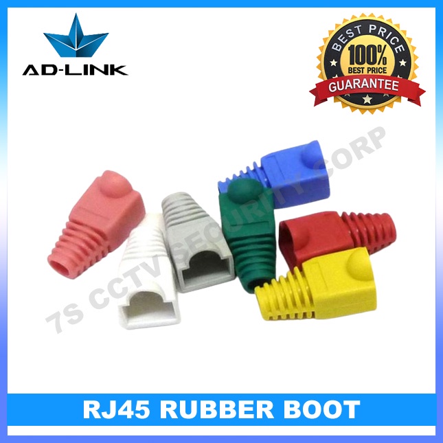 RJ45 Rubber Boots Colored Modular Plug Cover | Shopee Philippines