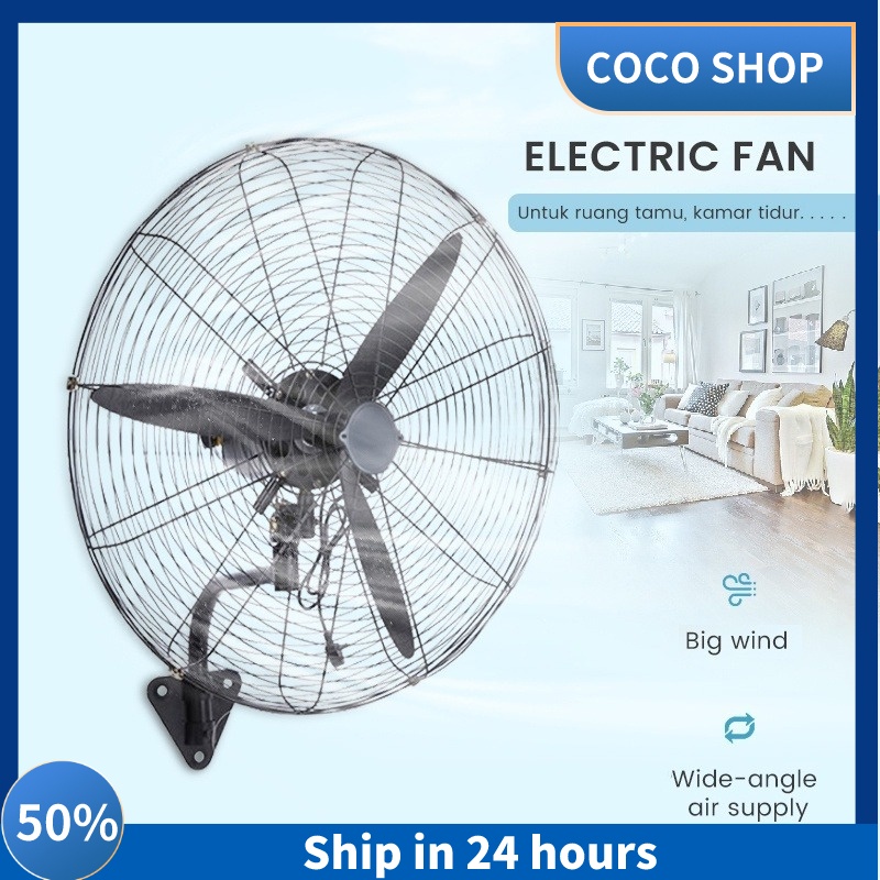 Wall Fan Industrial Electric Heavy Duty 30 Inch Three Speed Stand Fan ...