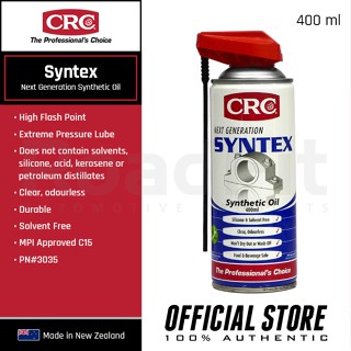 CRC Syntex Next Generation Synthetic Oil 400ml, 1 Spray Can, 3035 ...
