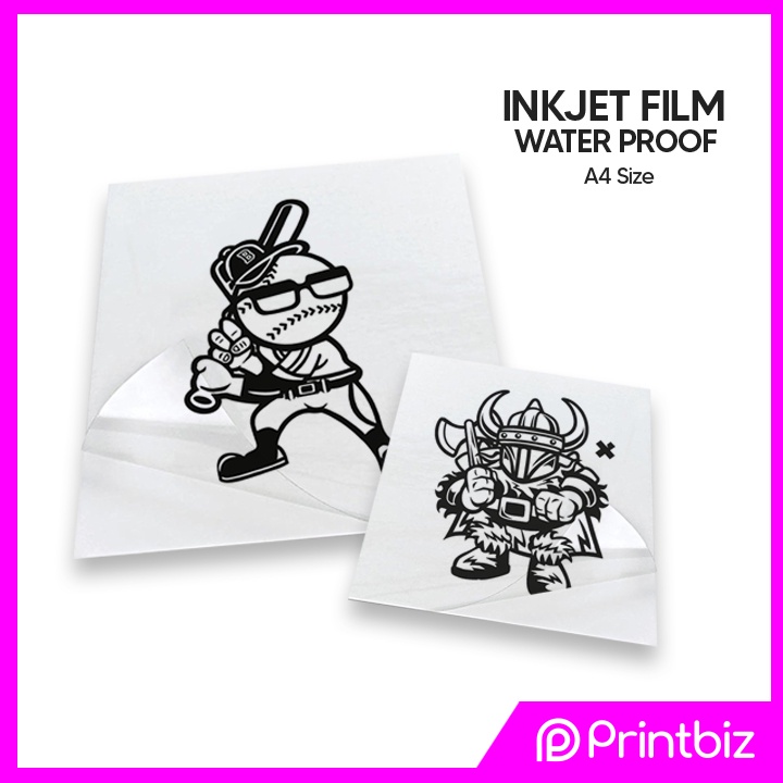 Inkjet Film / Acetate A4 size Waterproof & Non-Waterproof (10PCS PER ...