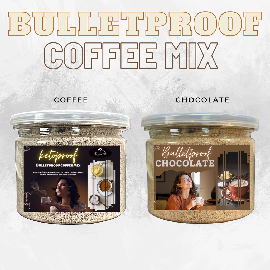 Bulletproof Coffee Mix 135g Chocolate|Coffee | Shopee Philippines