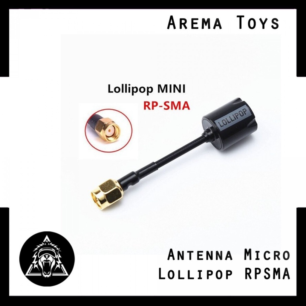 Micro Lollipop Antenna RPSMA RHCP Lollipop Omni 5.8G RP-SMA Mini ...