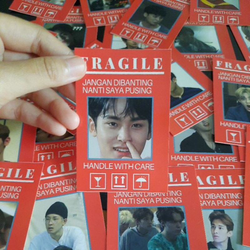 Seventeen KPOP FRAGILE STICKER | Shopee Philippines