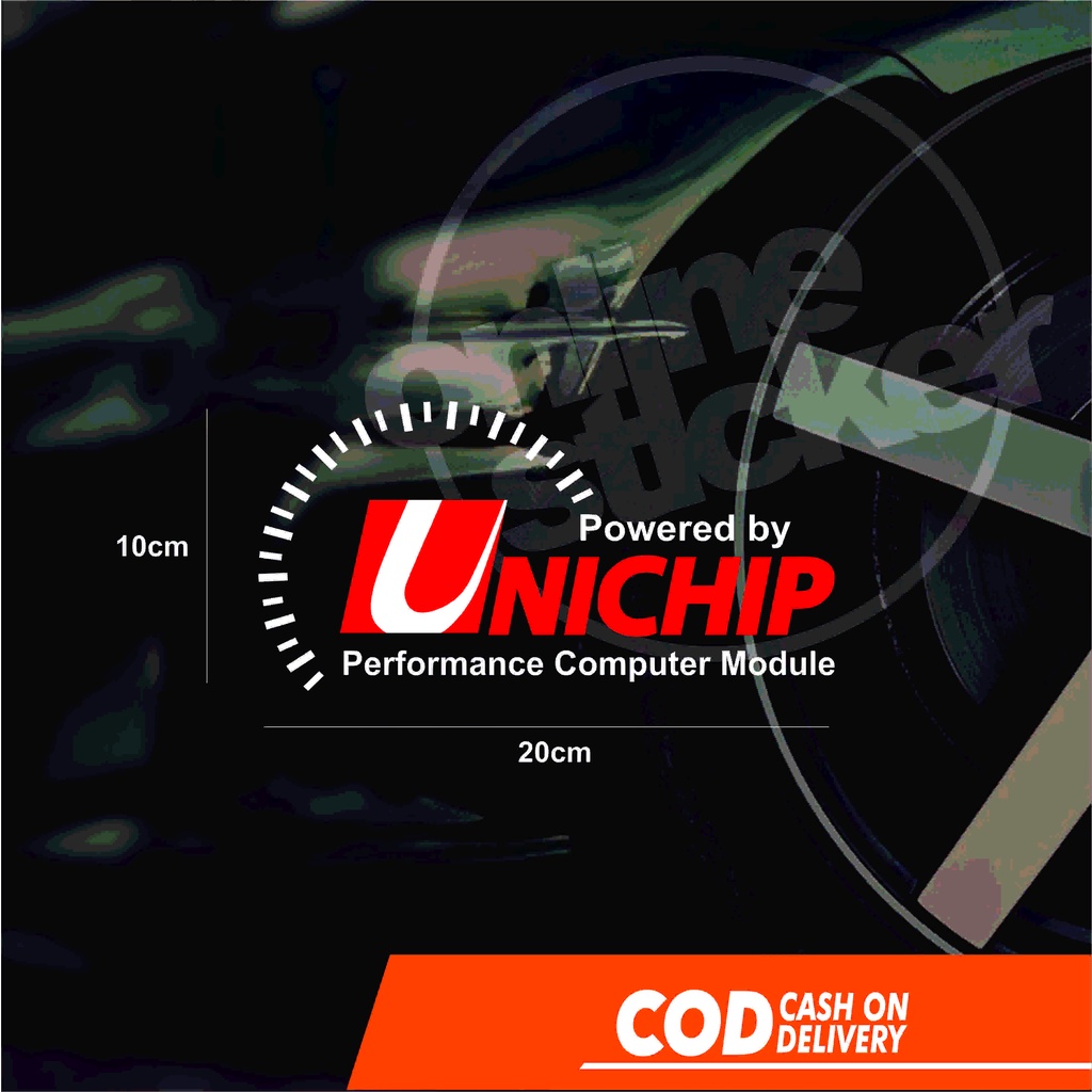 Unichip Sticker | Cutting lights up | Shopee Philippines