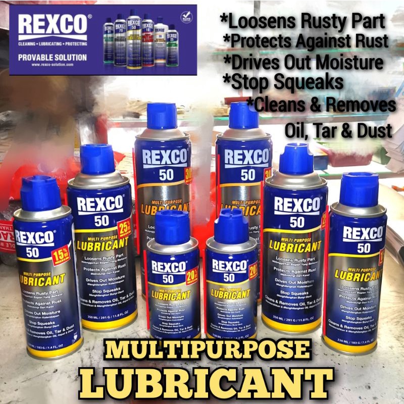 REXCO MULTIPURPOSE LUBRICANT 120ml/220ml/350ml/500ml | Shopee Philippines